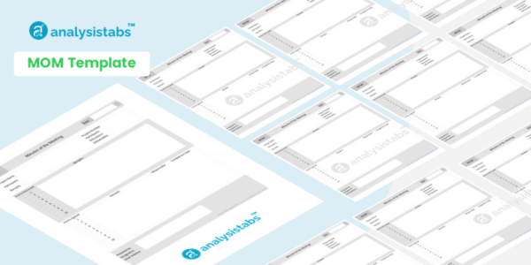 MOM Format: Minutes of Meeting Excel Template - Free Download