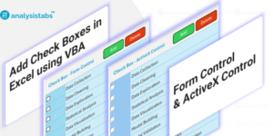 Insert Checkbox in Excel Range, Worksheet, Userform using VBA