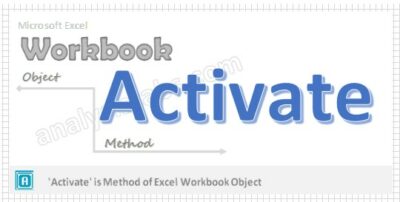 VBA Activate Workbook - ActiveWorkbook