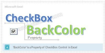 VBA BackColor Property of CheckBox Explained with Examples