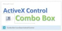 ActiveX ComboBox Control VBA - Explained with Examples