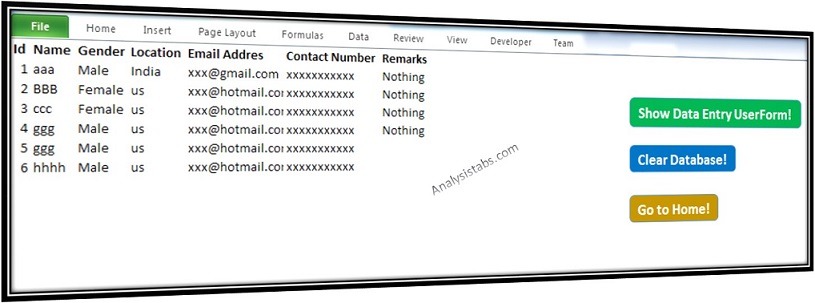 Data Entry Userform In Excel Workbook Using VBA Explained With Example