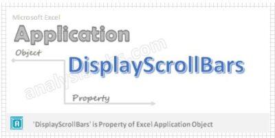DisplayScrollBars Application Property VBA - Explained with Examples