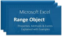 VBA Range Excel Object Examples