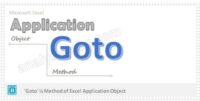 Goto Application Method VBA - Explained with Examples