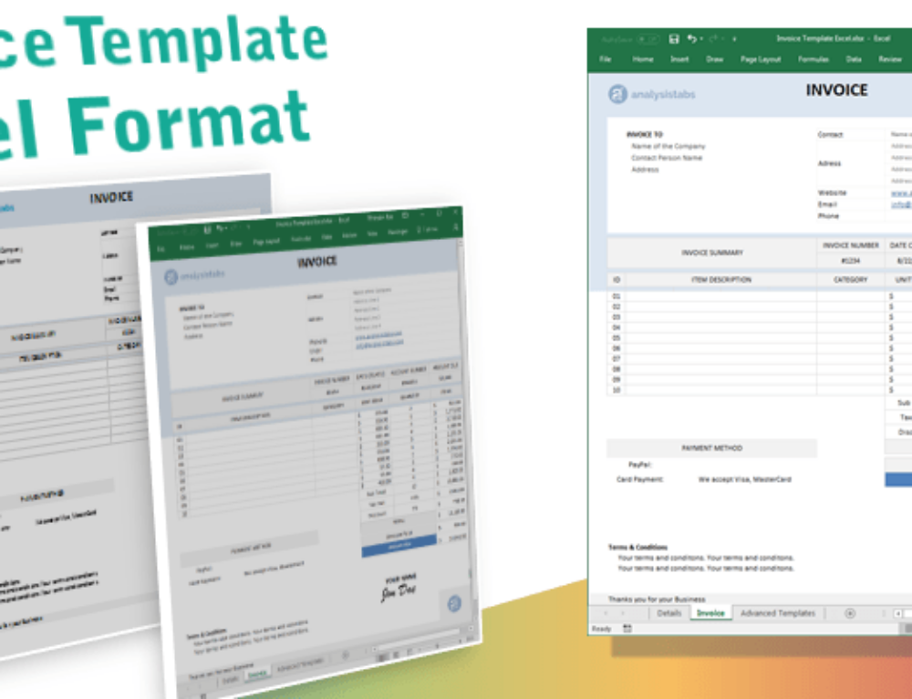 Excel Template for Task Management - Analysistabs
