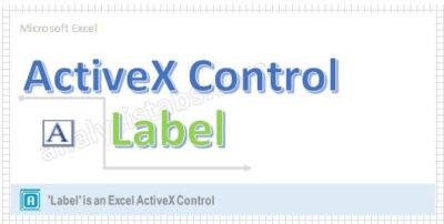 ActiveX Label Control VBA - Explained with Examples