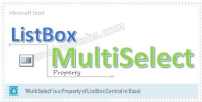 VBA MultiSelect Property of ListBox Explained with Examples