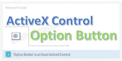 ActiveX OptionButton Control VBA - Explained with Examples