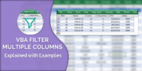 VBA Filter Multiple Columns - Excel Data Filtering Columns
