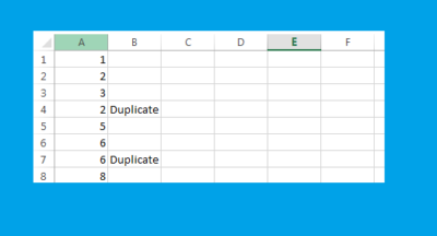 VBA find duplicate values in a column Excel Macro Example Codes