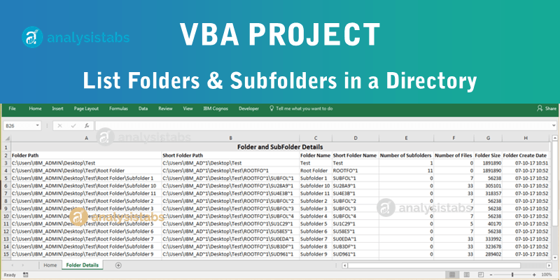 Vba List Folders Subfolders In Directory Project Explained Hot 