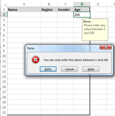 Data Validation in Excel - Adding Drop-Down Lists in Excel