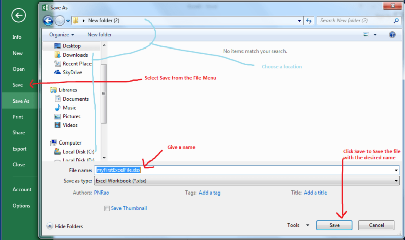 Introduction to Microsoft Excel and Creating First Excel File