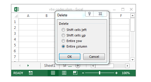 VBA Delete Columns If Cell Contains String Excel Macro Example Code