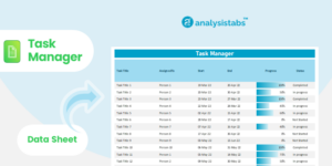 Excel Template for Task Management - Analysistabs