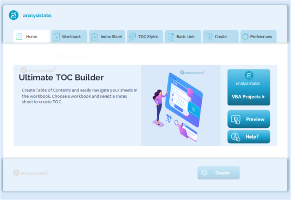 Ultimate TOC Builder - VBA Project - Analysistabs