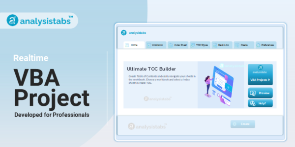 Realtime VBA Projects: Code Examples to Automate Your Tasks - Analysistabs