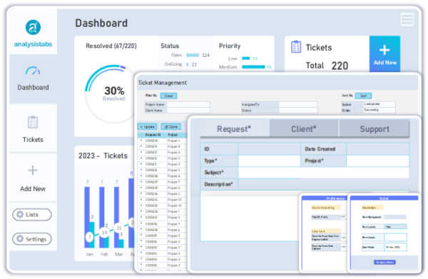 Help Desk Management System - VBA Project - Analysistabs