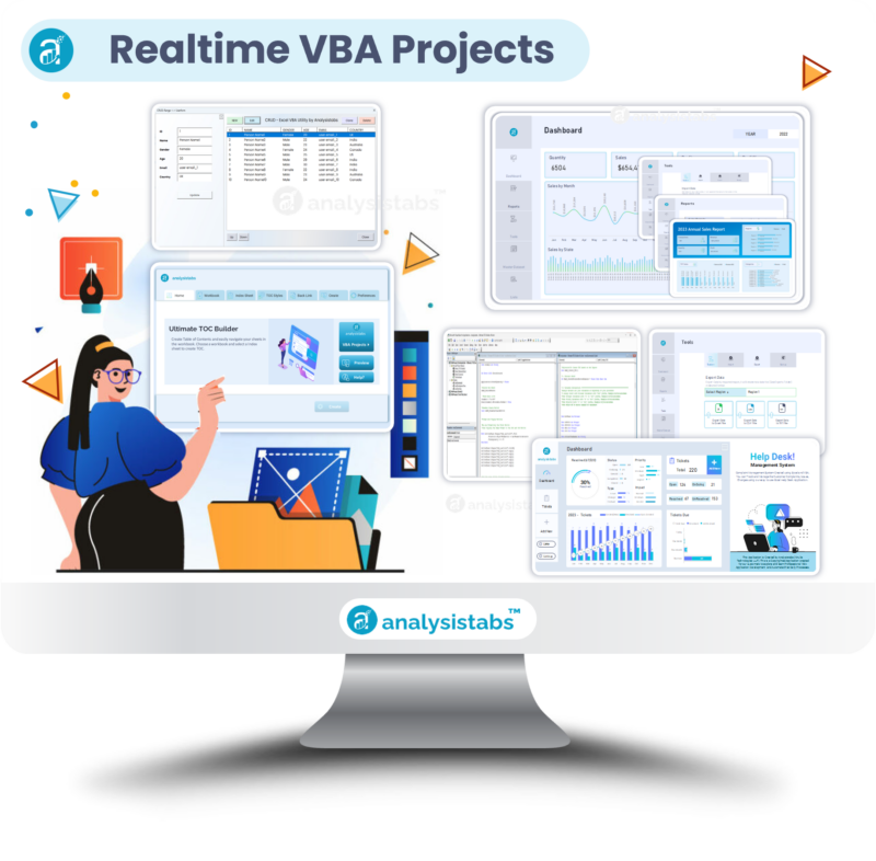Realtime VBA Projects: Code Examples to Automate Your Tasks - Analysistabs Realtime VBA Projects: Code Examples to Automate Your Tasks - Analysistabs
