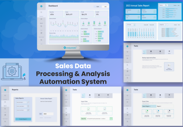 Sales Data Processing and Analysis Automation - Analysistabs