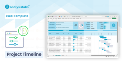 Project Timeline Template Excel - Analysistabs
