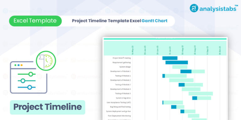 Project Timeline Template Excel - Analysistabs