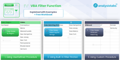 VBA Filter Function - Explained with Examples