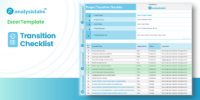 Project Transition Checklist Template - Excel, Word, PPT & PDF