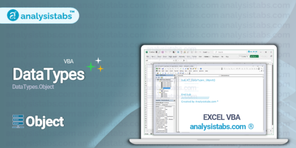 Vba Object Data Type Explained With Examples