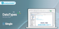 VBA Single Data Type - Explained with Examples