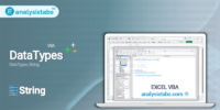 VBA String Data Type- Explained with Examples