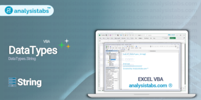 VBA String Data Type- Explained with Examples