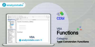 VBA CDbl Function - Explained with Examples