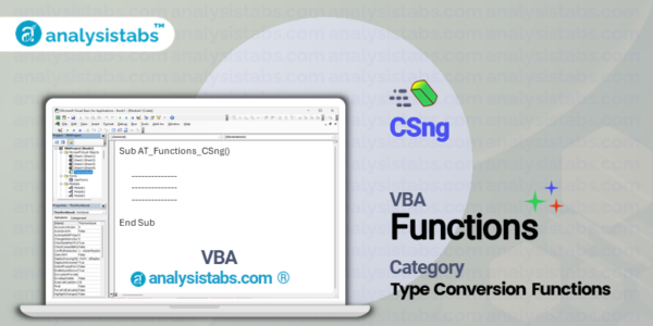 VBA CSng Function - Explained with Examples