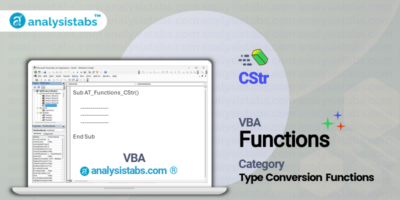 VBA CStr Function - Explained with Examples