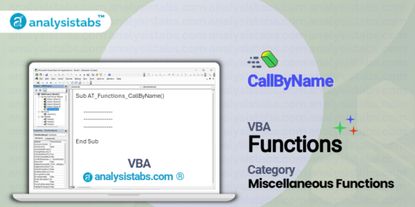 Vba Callbyname Function Explained With Examples