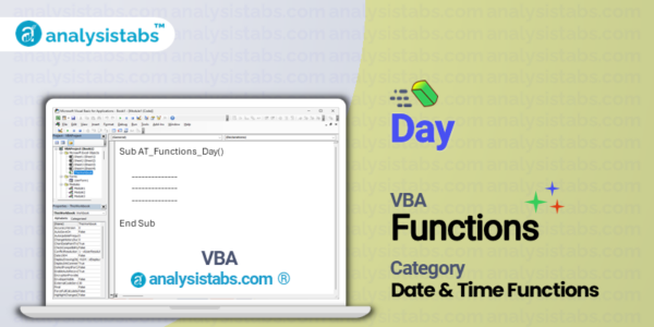 VBA Day Function - Explained with Examples