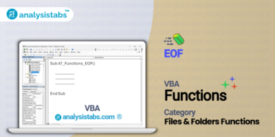 VBA EOF Function - Explained with Examples