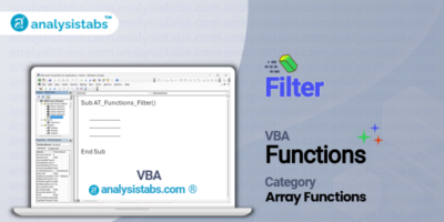 VBA Filter Function - Explained with Examples