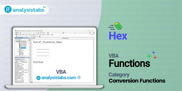 VBA Hex Function - Explained with Examples