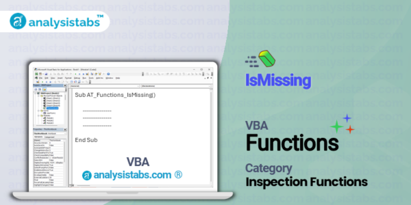 Vba Ismissing Function Explained With Examples