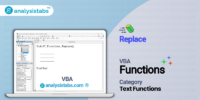 VBA Replace Function - Explained with Examples