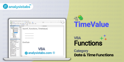 VBA TimeValue Function - Explained with Examples