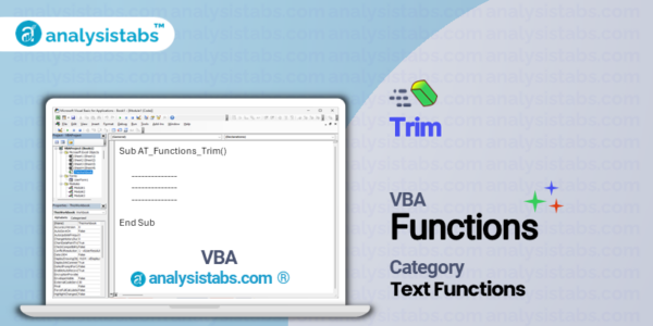 Vba Trim Function Explained With Examples