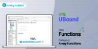 VBA UBound Function - Explained with Examples