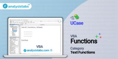 VBA UCase Function - Explained with Examples