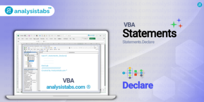 VBA Declare Statement - Explained with Examples