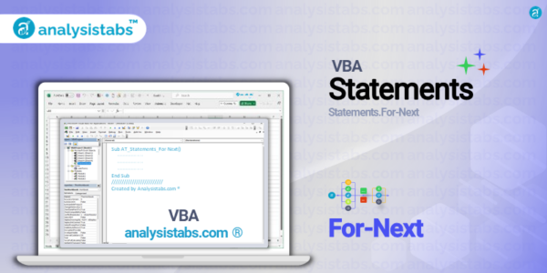 Vba Fornext Statement Explained With Examples